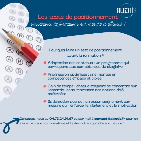Test de positionnement : pour des parcours adaptés et efficaces dès le ...